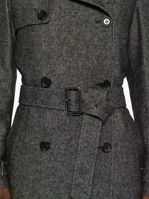 ERALDO Belted Double-breasted Coat