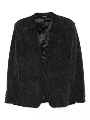 REVERES 1949 Lurex-detail Single-breasted Blazer