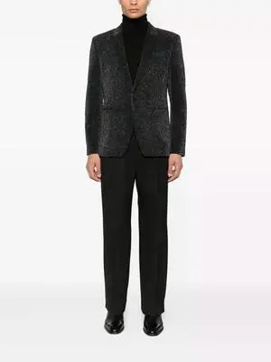 REVERES 1949 Lurex-detail Single-breasted Blazer