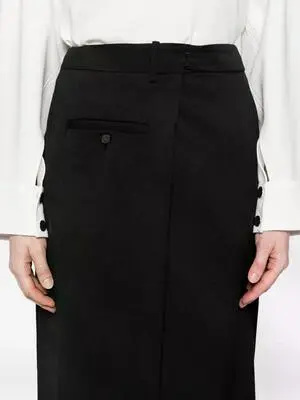 Erika Cavallini Wrap-design Midi Skirt