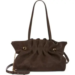 FERRAGAMO Medium Gancio Piercing Shoulder Bag