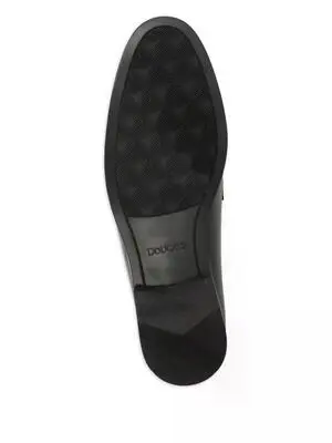 DOUCAL'S Penny Leather Loafers - Black
