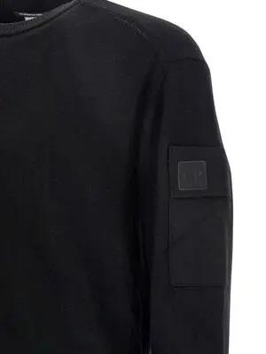 C.P. COMPANY Logo-patch Crewneck Sweater