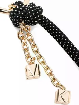Michael Kors Speckled Cord Charm - Black