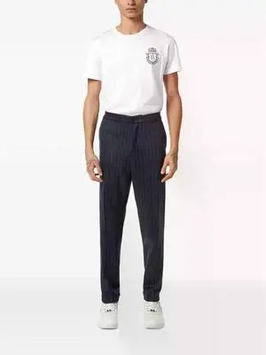 BILLIONAIRE Pinstripe Trousers - Blue