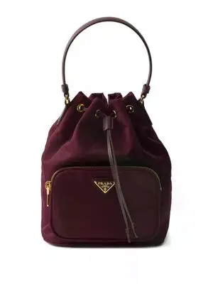 Prada Duet Bucket Bag - Red