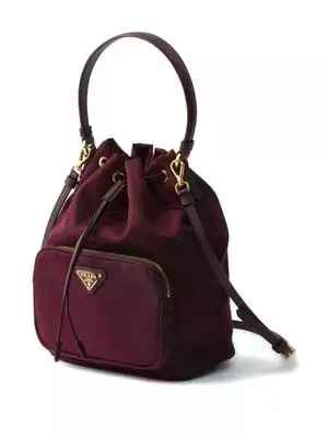 Prada Duet Bucket Bag - Red