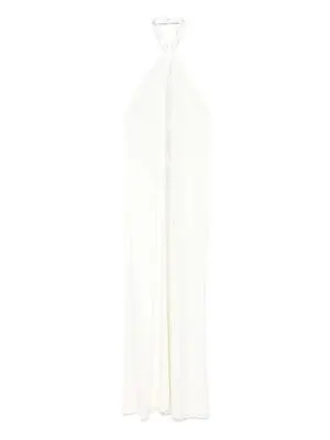 TALLER MARMO Halter-neck Embellished Maxi Dress