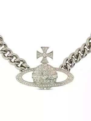 VIVIENNE WESTWOOD Crystal-embellished Orb Necklace