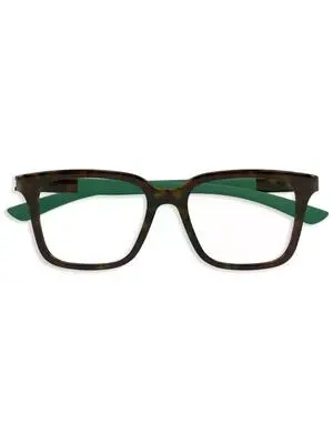Gucci Gg1738o Square-frame Glasses - Brown