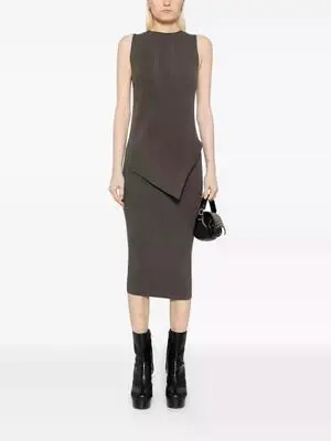 Rick Owens Sleeveless Midi Dress