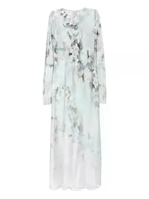 Alberta Ferretti Round Neck Day Dresses