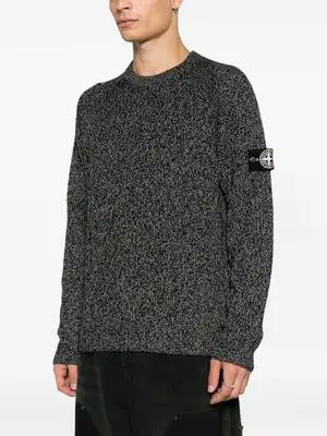 Stone Island Speckled Knit Sweater