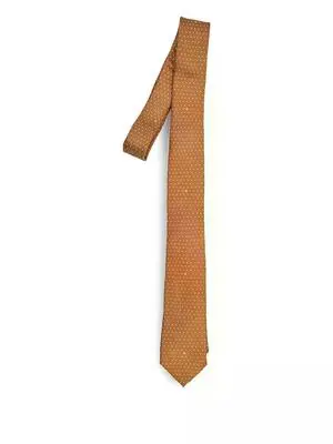 Fendi Polka-dot Neck Tie - Yellow