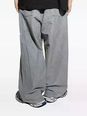 Balenciaga Trompe L'oeil Logo-embroidered Trousers