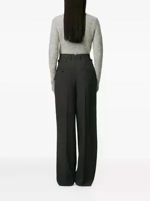 AMI Paris Wool High-waist Trousers