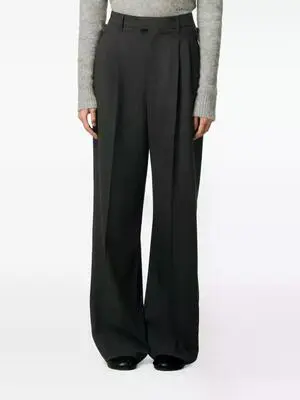 AMI Paris Wool High-waist Trousers