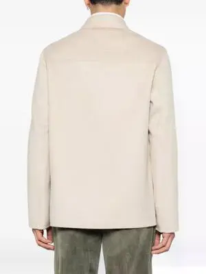YVES SALOMON Patch-pocket Buttoned Shirt Jacket