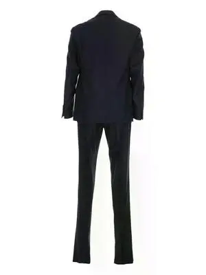 LARDINI Wool-silk Blend Single-breasted Suit