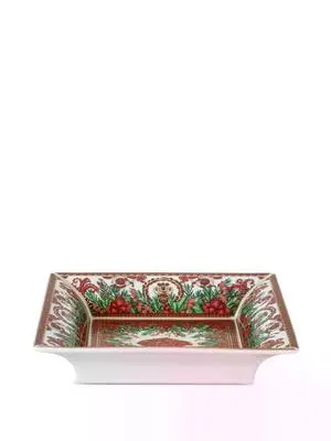Versace Medusa-print Square Tray - White