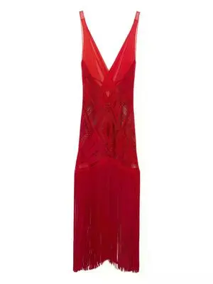 Red Fringed