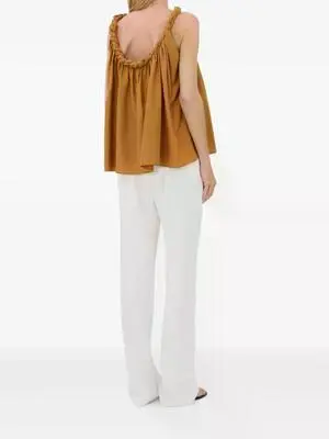 Loulou De Saison Garino Braided-neck Top - Yellow