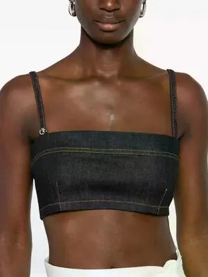 Jacquemus Denim Bandeau Top - Blue