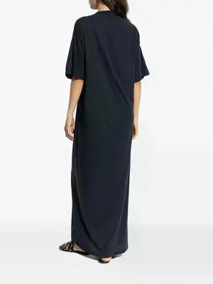 Balenciaga Short-sleeve Maxi Dress - Black