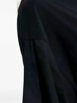 Balenciaga Short-sleeve Maxi Dress - Black