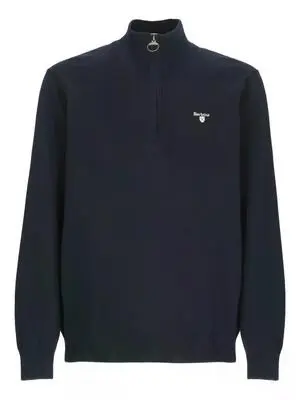 Barbour Half-zip Ribbed-trim Sweater