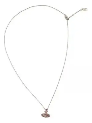 VIVIENNE WESTWOOD Crystal-embellished Orb Necklace - Silver