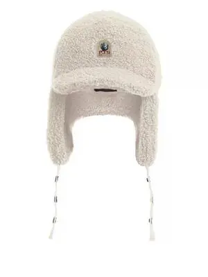 PARAJUMPERS Ear-flap Fleece Trapper Hat - White