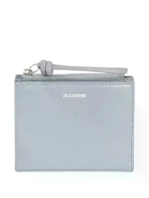 JIL SANDER Giro Leather Wallet - Grey