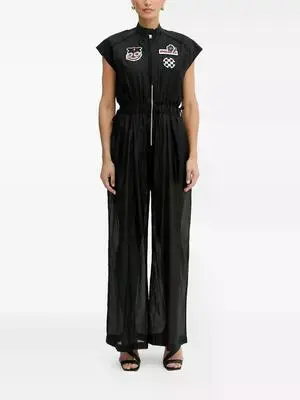Pinko Embellished Zip-front Jumpsuit