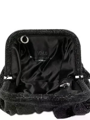 Benedetta Bruzziches Beaded Pleated Clutch