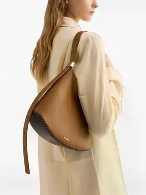 JIL SANDER Small Eldorado Shoulder Bag - Brown