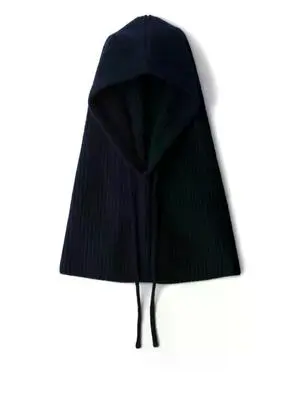 Prada Triangle-logo Balaclava - Blue