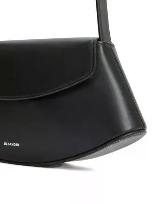 JIL SANDER Small Eldorado Leather Shoulder Bag