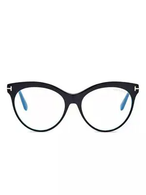 TOM FORD Cat-eye Eyeglasses - Black