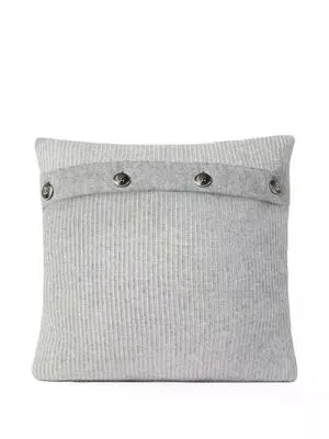 Brunello Cucinelli Ribbed Buttoned Cushion - Grey