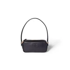 Miu Miu Leather Pouch - Black