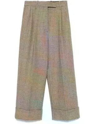 Thom Browne Gunclub Check Tweed Double Pleat Trousers