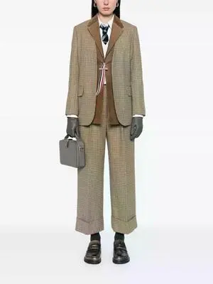 Thom Browne Gunclub Check Tweed Double Pleat Trousers