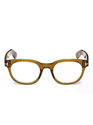 TOM FORD Square-frame Glasses - Brown