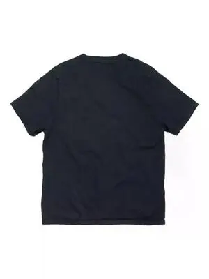 LES TIEN Pocket-detail Cotton T-shirt - Black