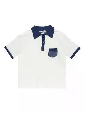 Acne Studios Short-sleeve Pocket Polo Top - White