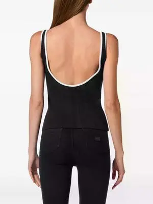 Philipp Plein Ribbed-knit Tank Top