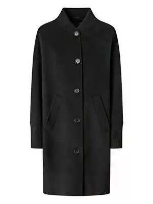 Pinko Wool Buttoned Coat