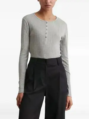 Marc O'polo Ribbed Henley Top