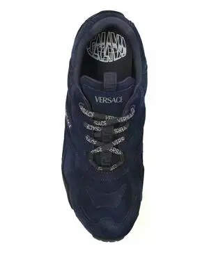 Versace Galaxia Suede Sneakers - Blue